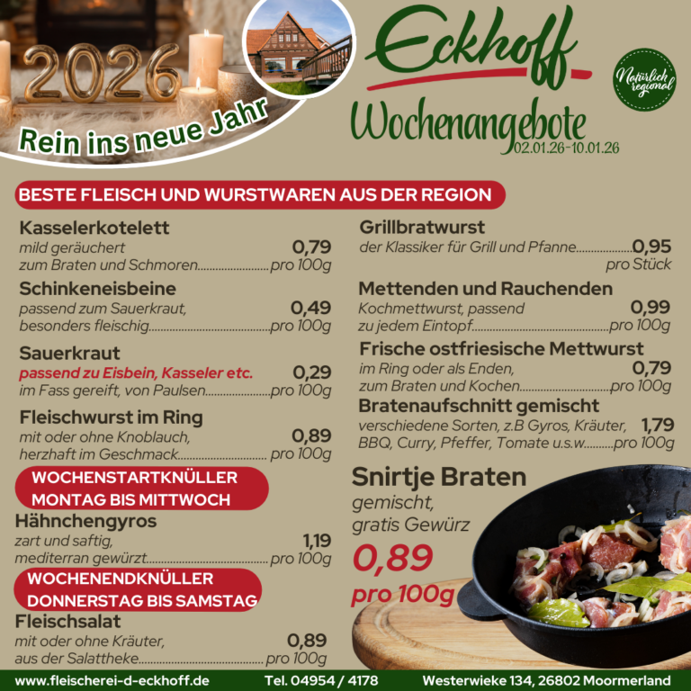 Fleischerei Eckhoff | Beste Qualität seit 1934